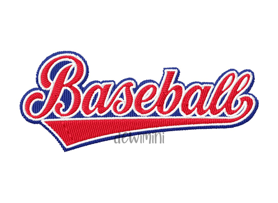 Baseball Logo Embroidery Design, Baseball Embroidery Design, Baseball ...