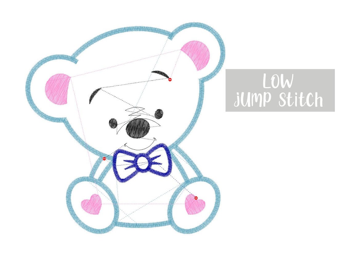 Cute Baby Bear Embroidery Designs Teddy Embroidery Design - Etsy