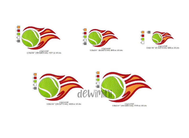 Tennis Ball Machine Embroidery Design, Tennis Embroidery Design, Sport ...
