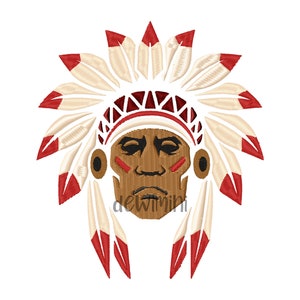 Indian Embroidery Design, Indian Head Embroidery Design, Machine ...