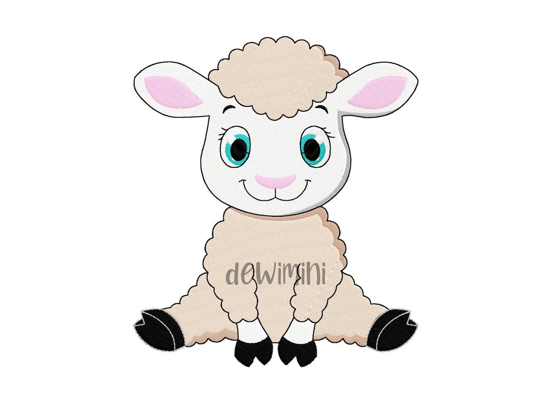 Sheep Embroidery Design, Lamb Embroidery Designs, Machine Embroidery ...