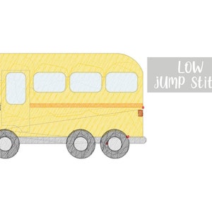 School Bus Embroidery Designs, Bus Embroidery Design, Machine ...