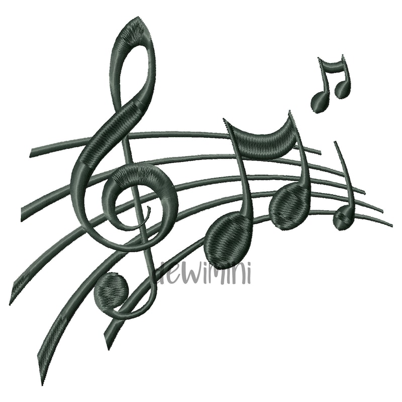 Music Note Flowers - Etsy