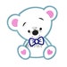 Cute Baby Bear Embroidery Designs, Teddy Embroidery Design, Machine ...