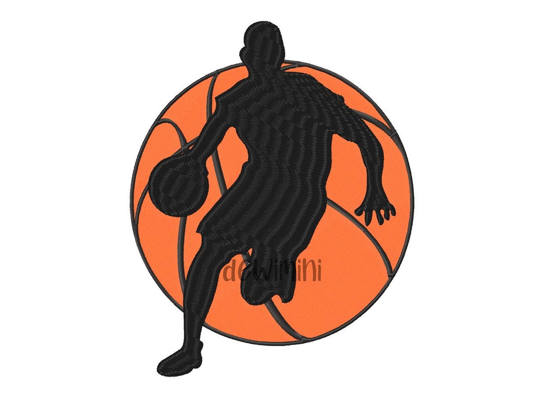 Basketball Players Embroidery Design, Basketball Embroidery Design ...