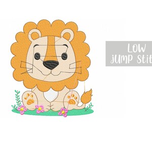 Cute Baby Lion Embroidery Design Safari Embroidery Design - Etsy
