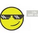 Emoji Smile Thug Life Emoticon Embroidery Design, Happy Face Machine ...