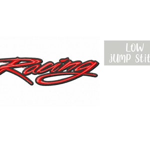 Racing Flag Word Embroidery Design, Racing Embroidery Design, Formula ...