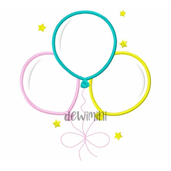 Balloon Applique - Etsy