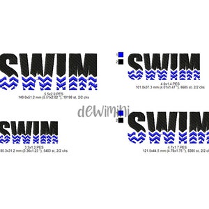 Swim Swimmer Embroidery Design, Swimmer Embroidery Design, Sport ...