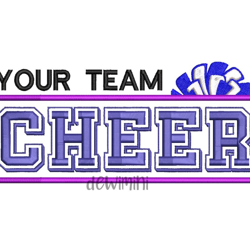 Cheer Embroidery - Etsy