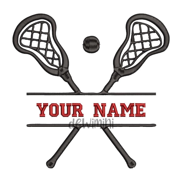 Lacrosse Embroidery - Etsy