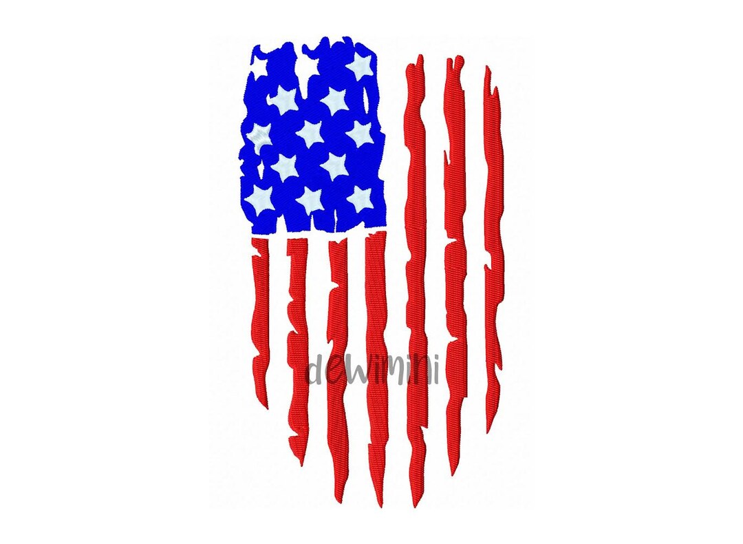 American Flag Embroidery Design, American Flag United States of America ...