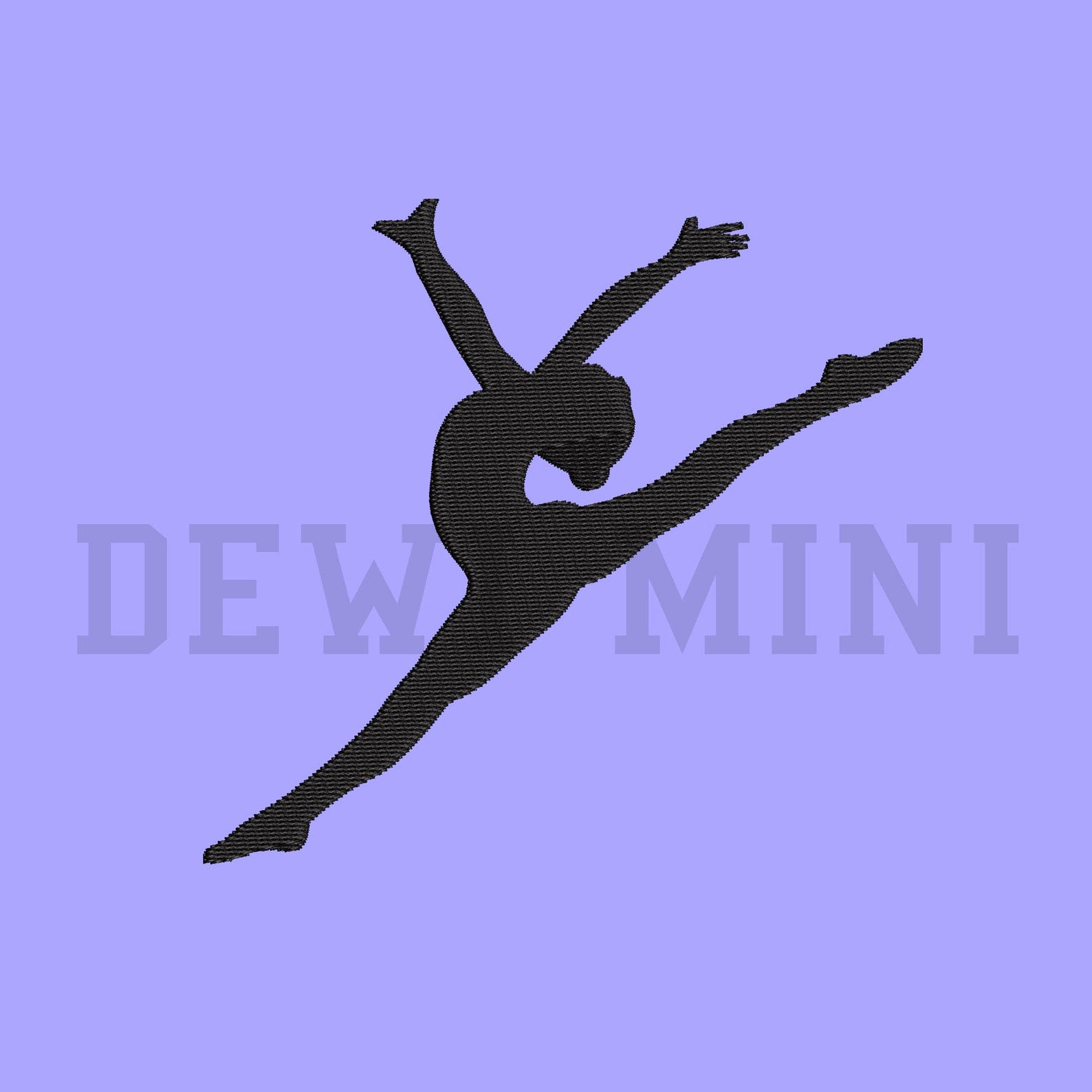 Dancer Embroidery Design, Mini Dancer, Silhouette Dance, Classical ...