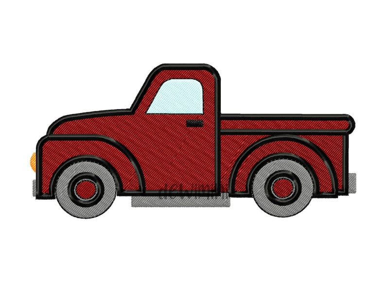Truck Embroidery Designs Vehicle Embroidery Design Machine - Etsy