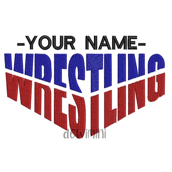 Wrestling Embroidery Machine Designs - Etsy