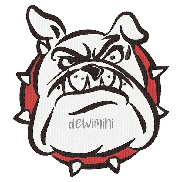 Georgia Bulldogs Embroidery Design - Etsy