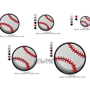 Baseball Embroidery Design, Baseball Sports Embroidery Design, Ball ...