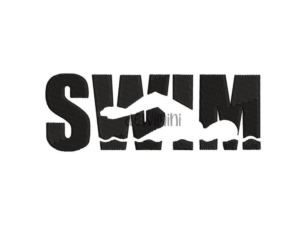 Swim Swimmer Swimming Embroidery Design, Swimmer Embroidery Design ...