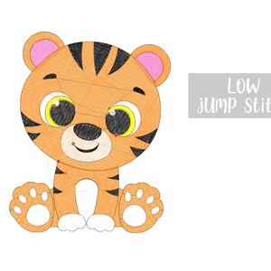 Cute Baby Tiger Embroidery Design, Baby Embroidery Design, Animal ...