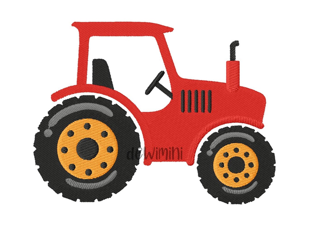 Farm Tractor Embroidery Design, Vehicle Embroidery Design Machine ...
