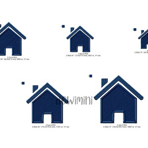 House Embroidery Design, Machine Embroidery Design, House Fill Design ...