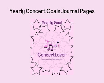 Concert Memory Book - Etsy
