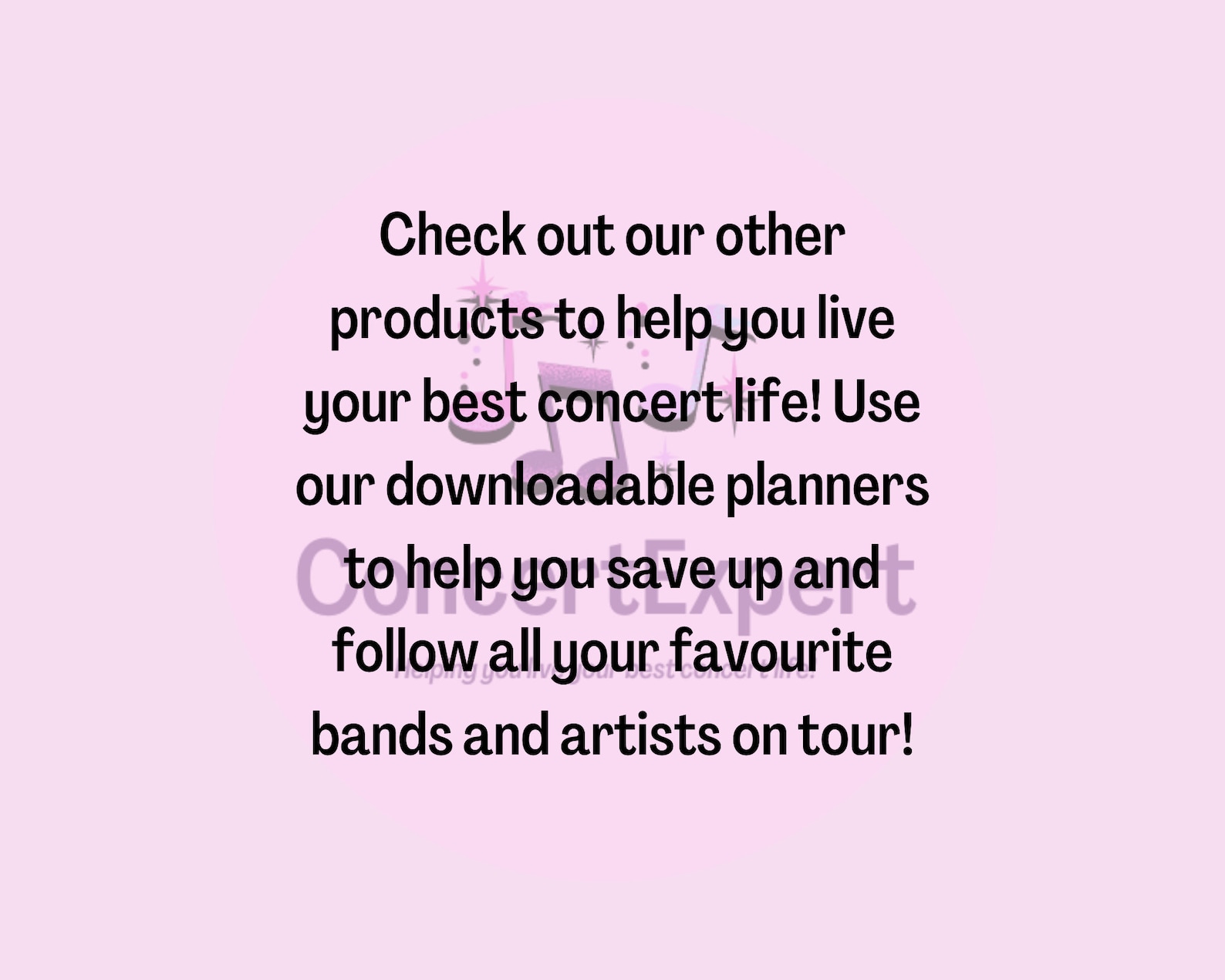 Concert Check List, Downloadable Live Event Planning List, Concert ...