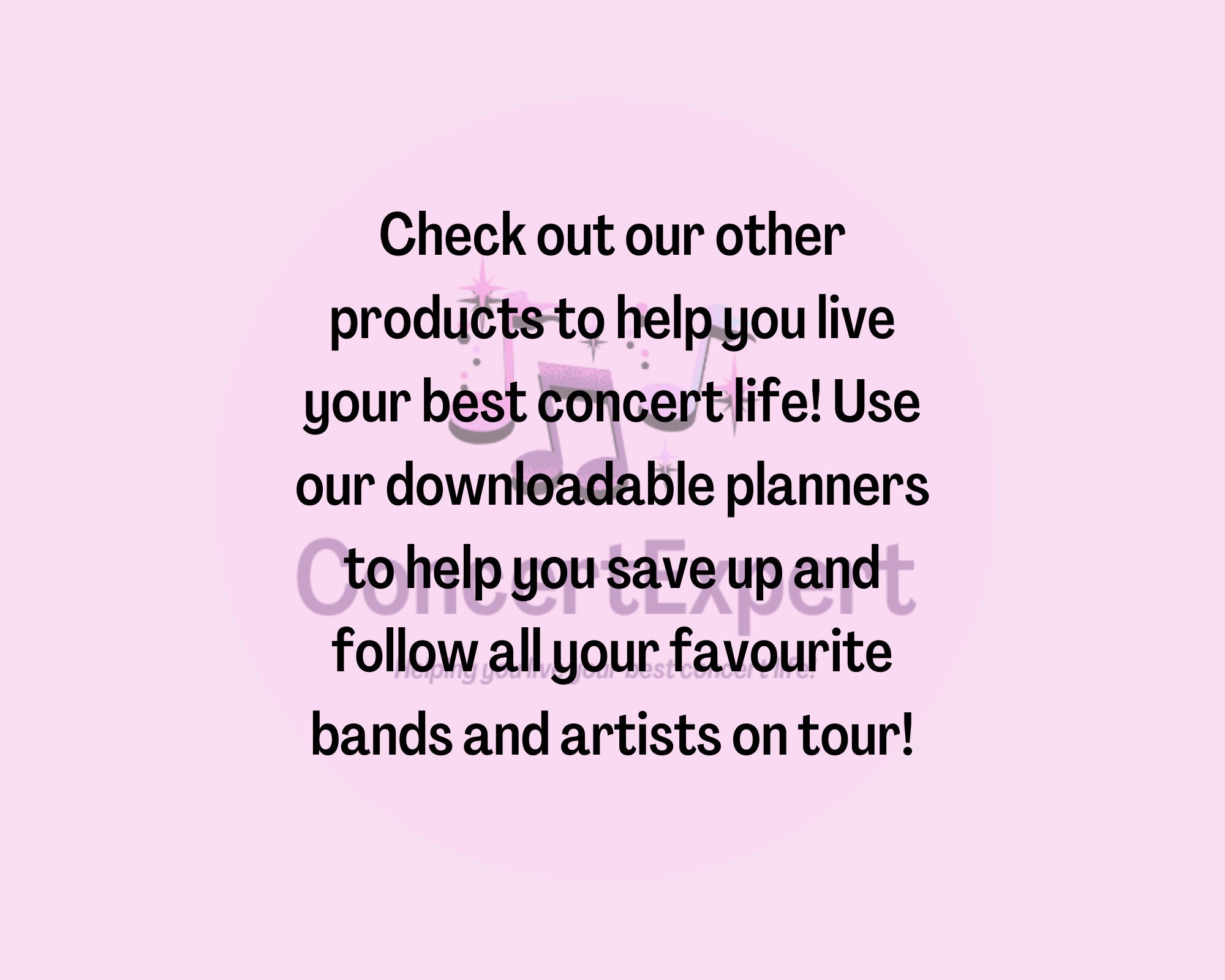 Concert Check List, Downloadable Live Event Planning List, Concert ...
