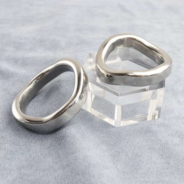 Stainless Steel Cock Rings - Etsy