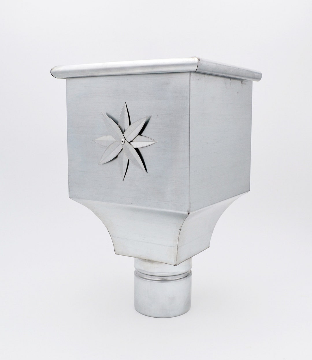 Curved Box Natural Zinc Gutter ø 80 or 100 Mm - Etsy