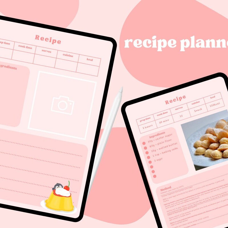 Cute Recipe Cards - Etsy