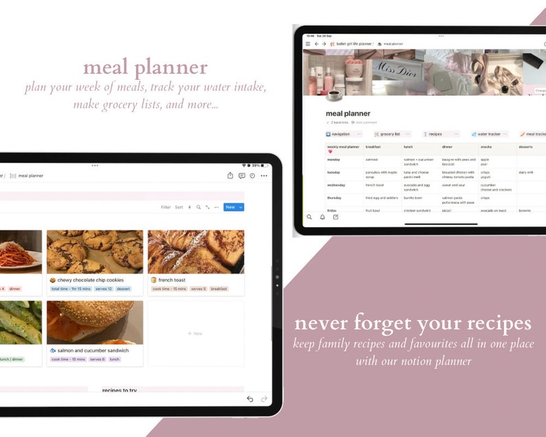 Aesthetic Pink Ballerina Life Notion Template, Aesthetic Ballet Girl ...