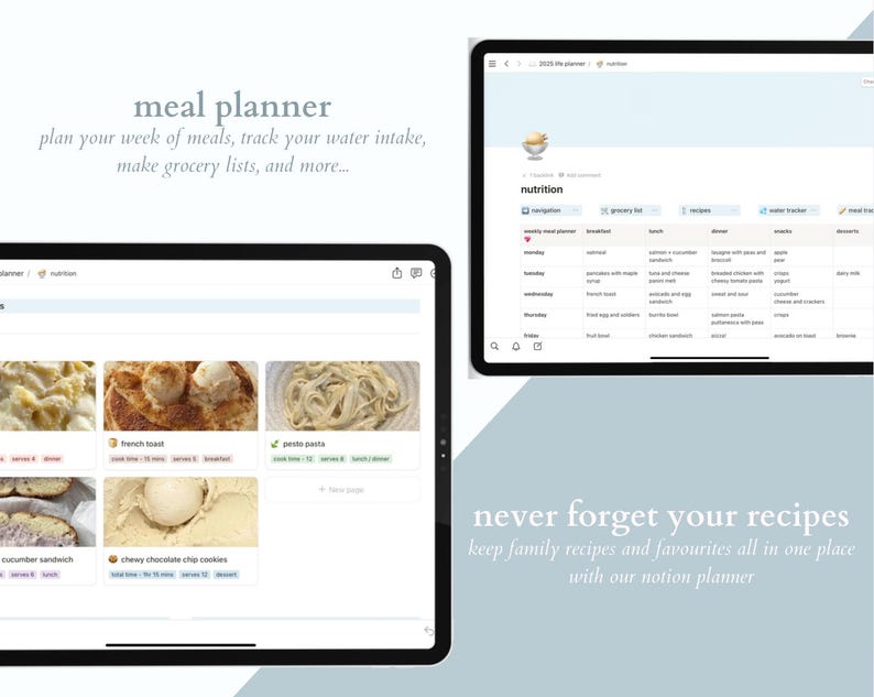 2025 That Girl Aesthetic Notion Life Planner, Clean Girl Notion ...