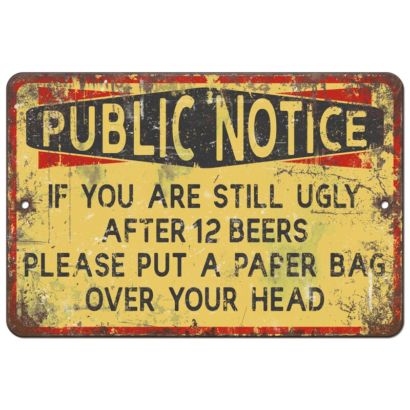 Funny Bar Signs - Etsy