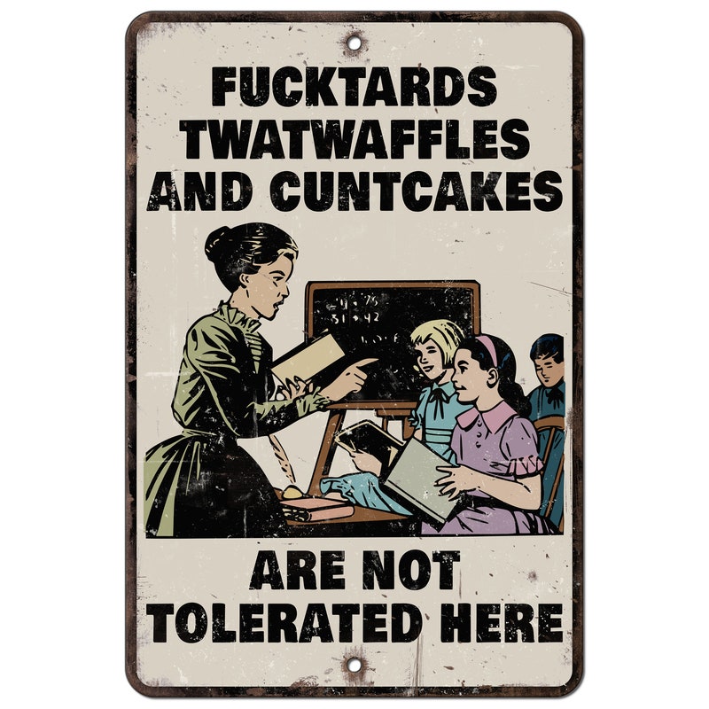 Humorous Metal Signs - Etsy