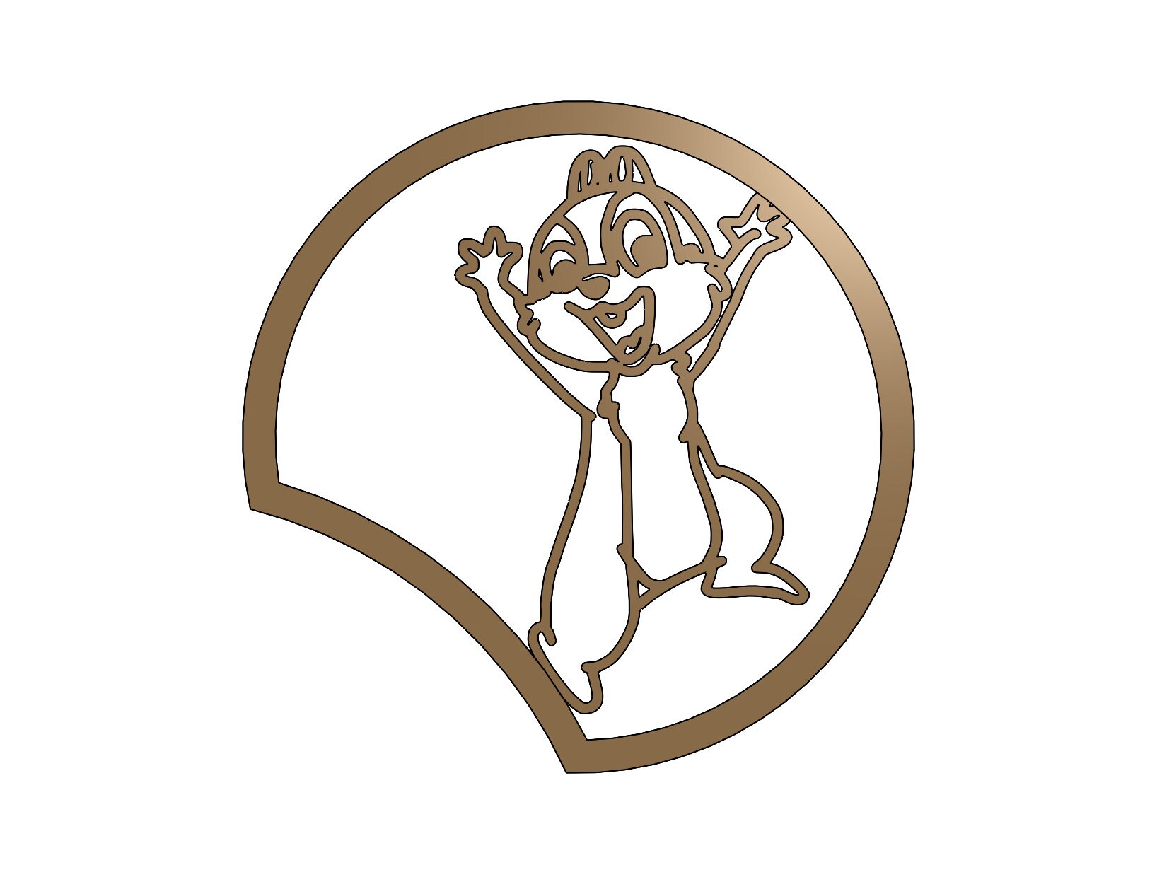Chip and Dale Mickey Ears 3D Print File - Etsy
