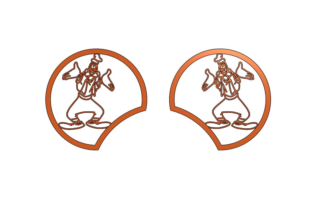 Goofy Mickey Ears 3d Print File - Etsy