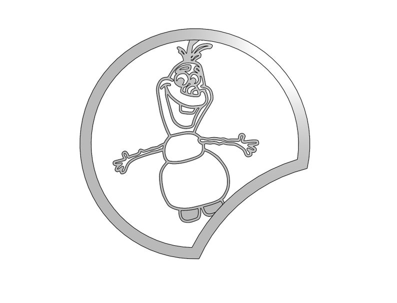 Olaf Frozen Mickey Ears 3D Print File - Etsy