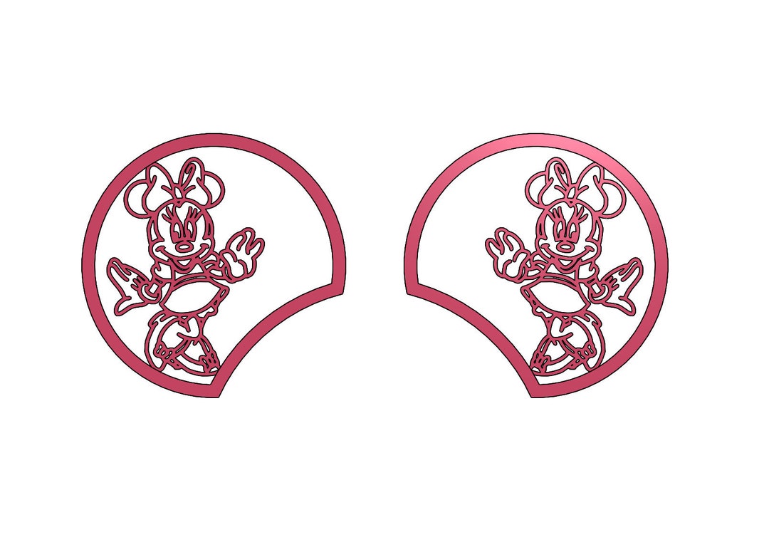 Minnie Mouse Mickey Ears 3d Print File - Etsy