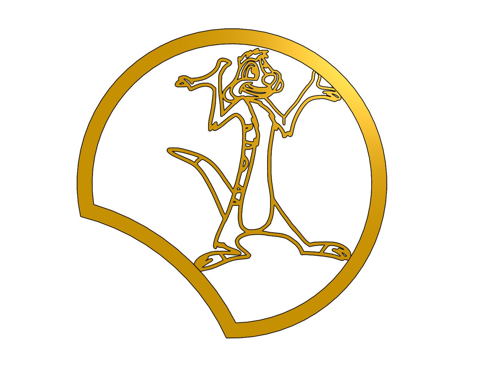 Lion King Timon and Pumbaa Mickey Ears 3d Print File - Etsy