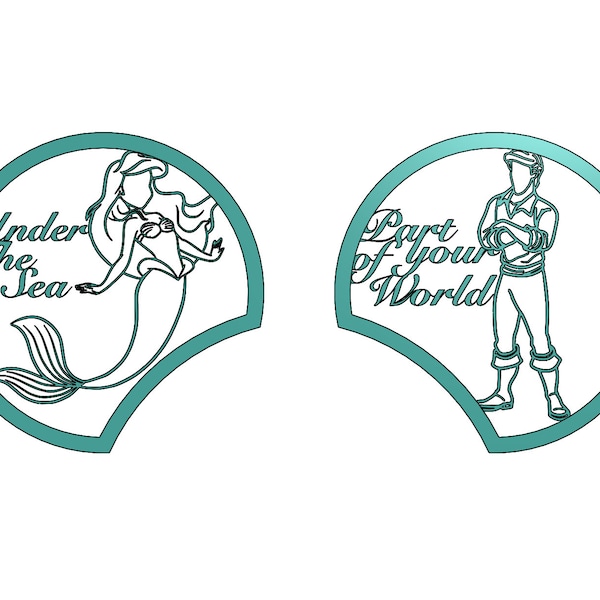 Ariel the Little Mermaid Stl - Etsy