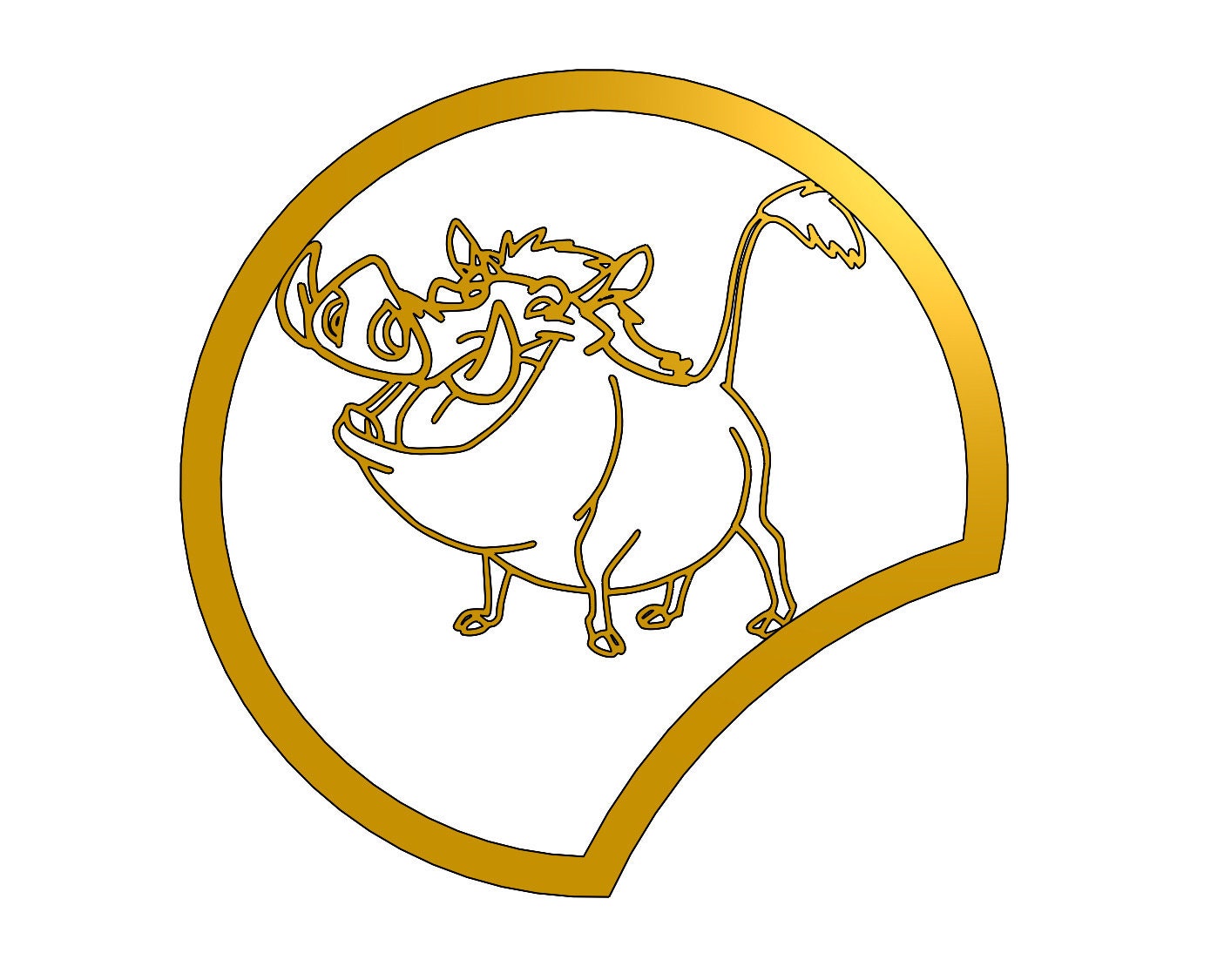 Lion King Timon and Pumbaa Mickey Ears 3d Print File - Etsy