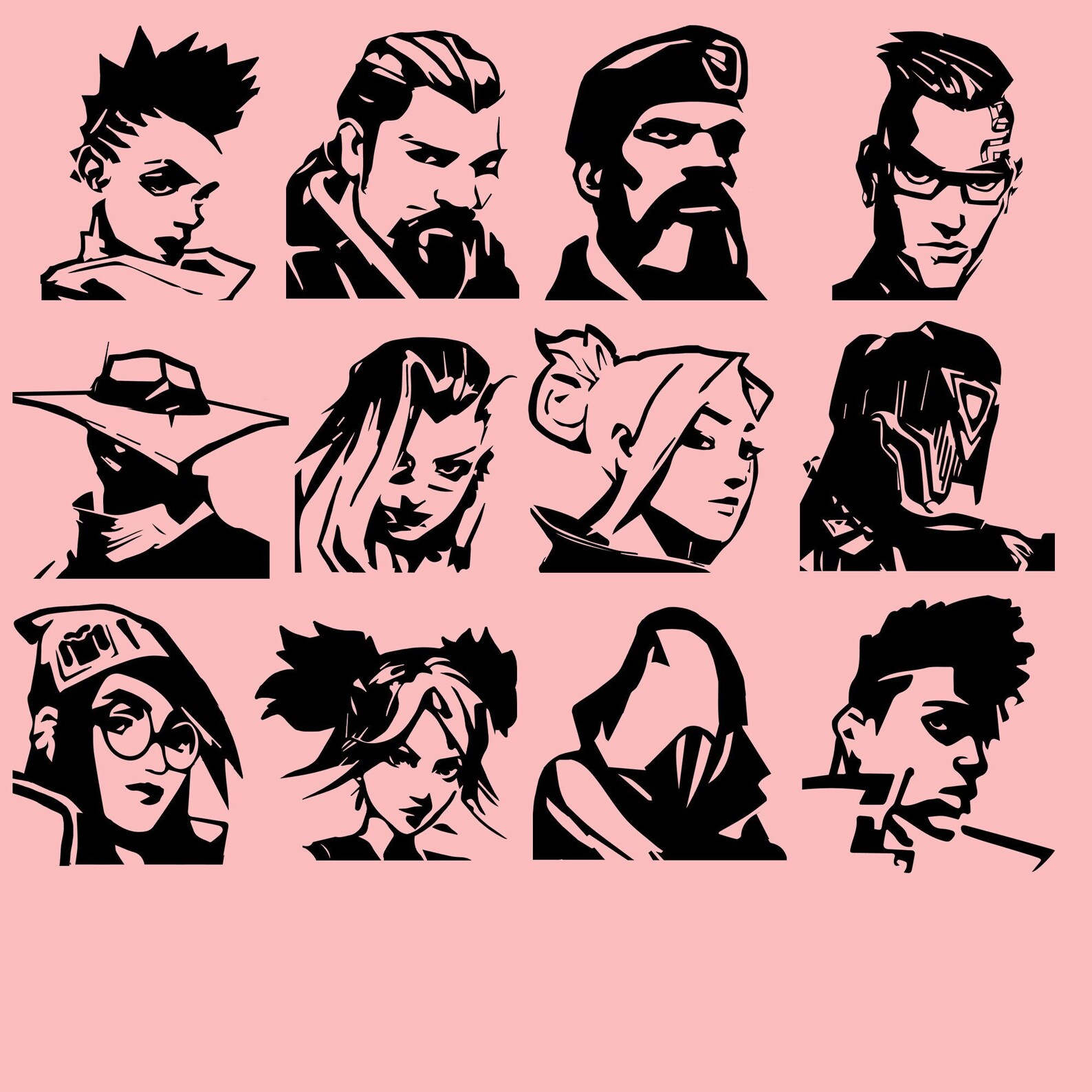 VALORANT Agent Icon Peeker Decals All Agents Available - Etsy