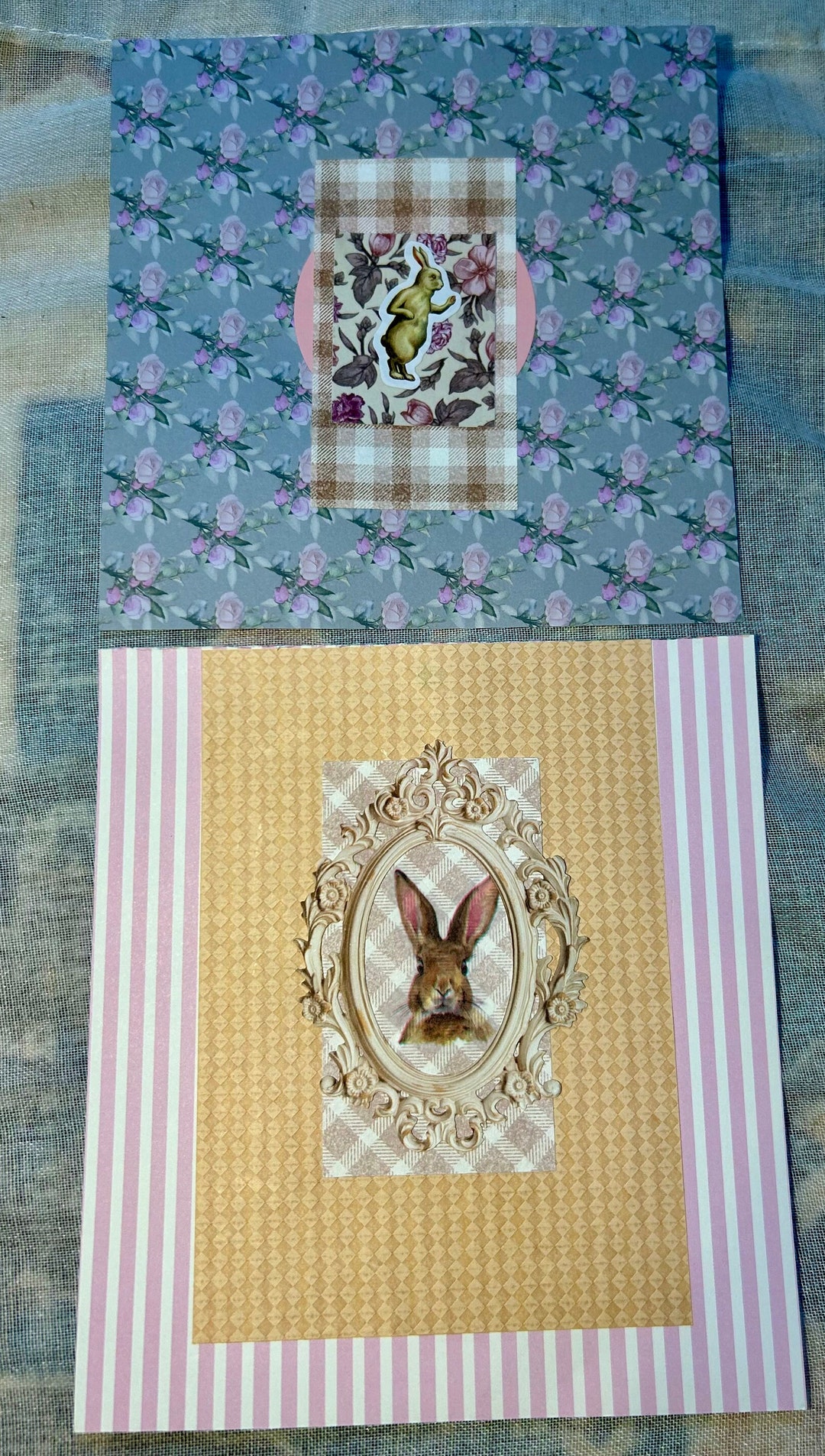 Original Rabbit Collage Art - Etsy