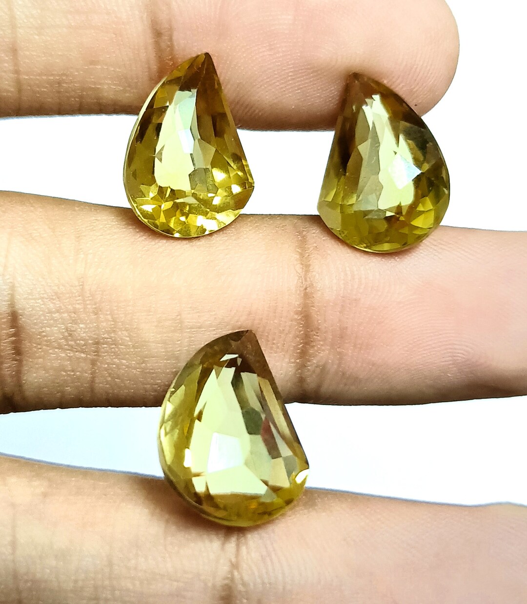 Natural AAA Quality Whisky Quartz Faceted Gemstone - Unique Shape ...