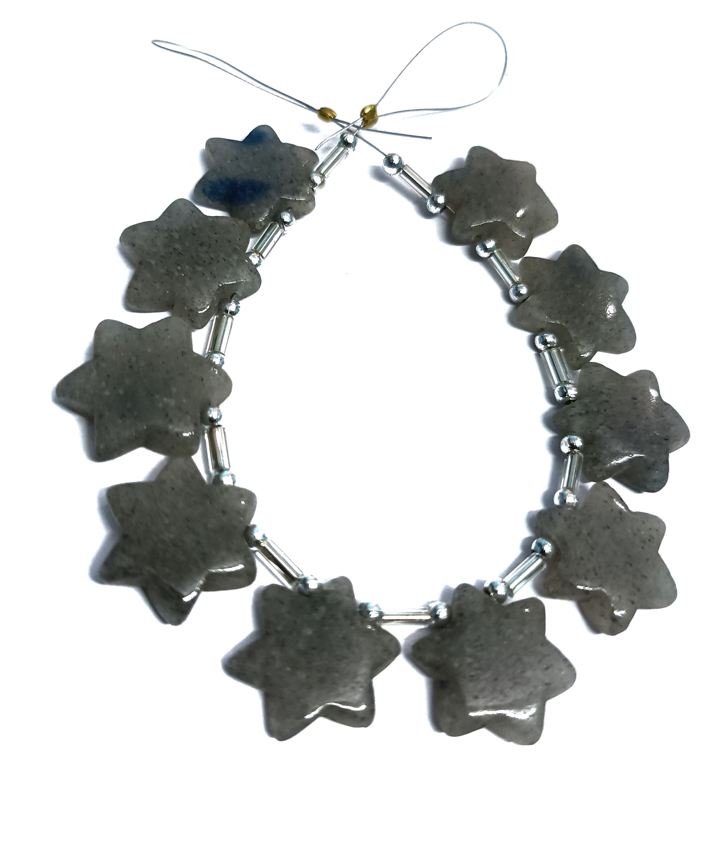 Buy 10 Pieces Black Strawberry Fancy Star Shape Mm Beads Size 16 Online ...