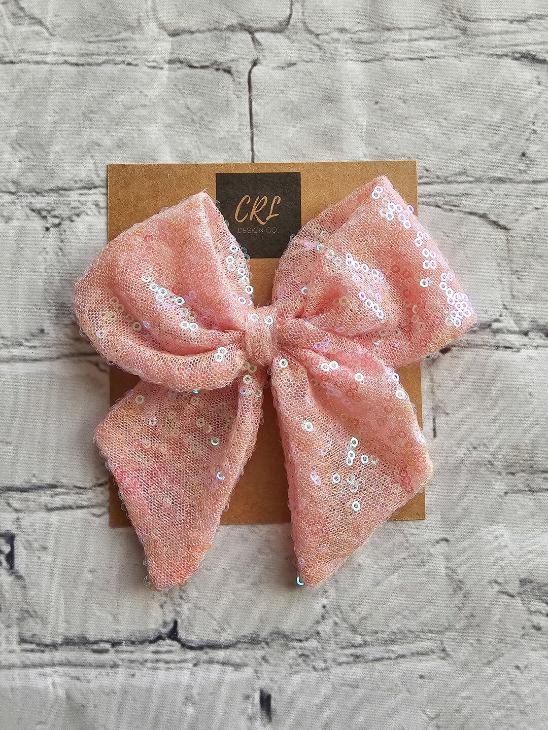 PINK SEQUIN SAILOR Bow Fable Bow Girls Bow Toddler Bow Pretty Princess ...