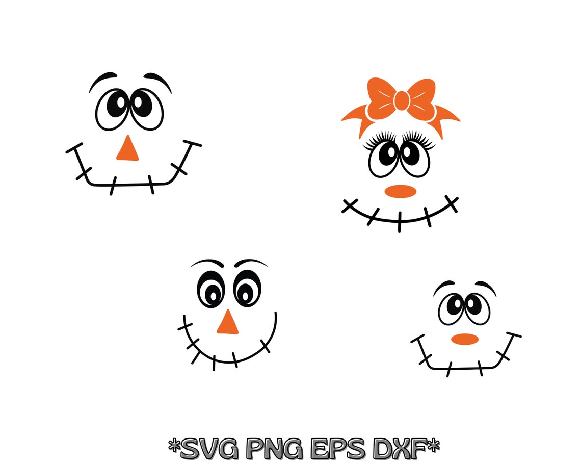 Scarecrow Face Svg Bundle Scarecrow Svg Fall Svg - Etsy Australia