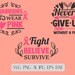 Breast Cancer Awareness Svg Bundle, Breast Cancer Svg, Brave Svg ...